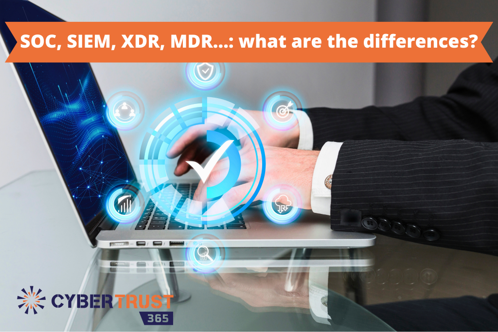 SOC, SIEM, XDR, MDR…: what are the differences?